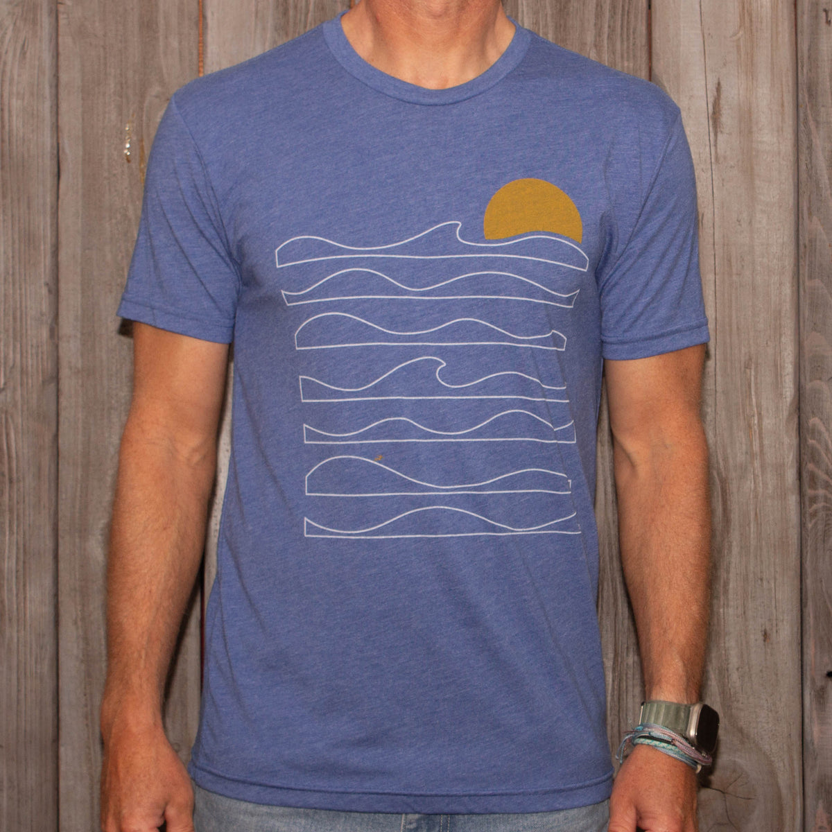 Ah Shucks Tee – Men's Surf-Inspired Graphic Tee in Royal – Nikau Kai ...